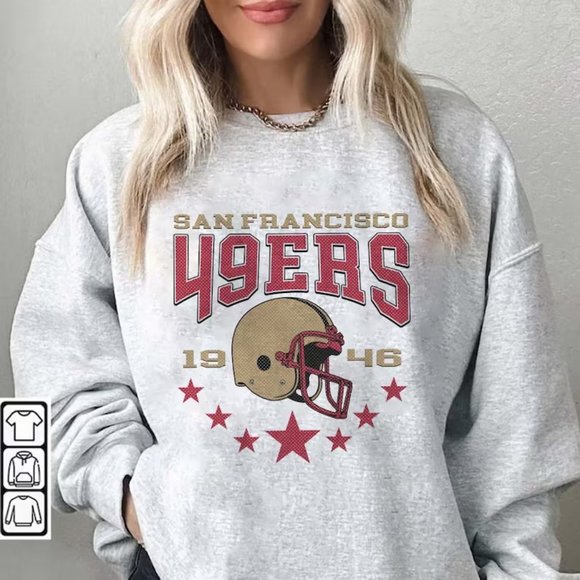 Shirts | San Francisco 49ers 1946 Sweatshirt Sf Football Crewneck ...